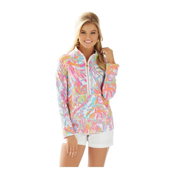 Lilly Pulitzer | Sweaters | Lilly Pulitzer Skipper Popover In Scuba To ...